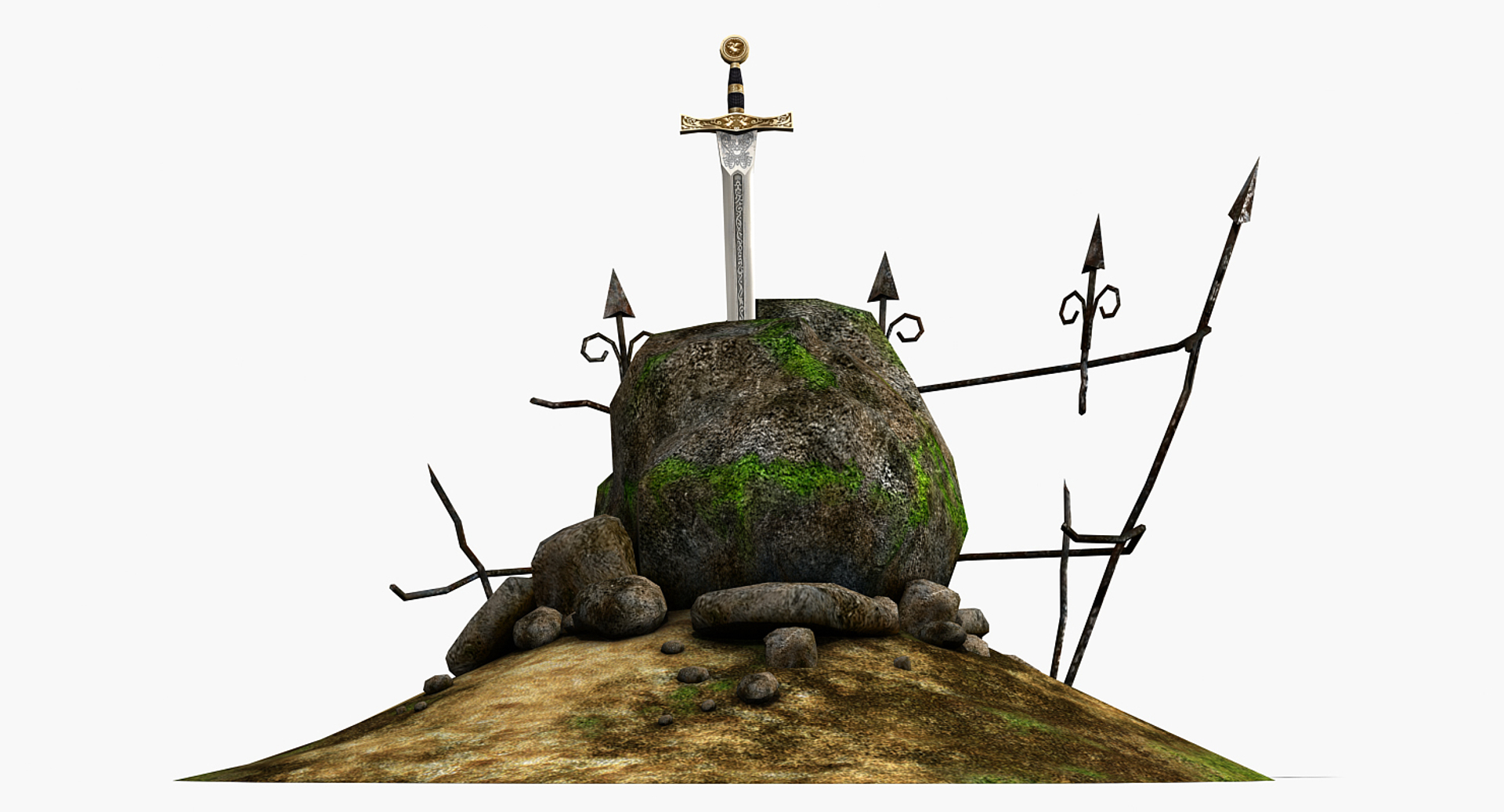 Excalibur Model - TurboSquid 1224209