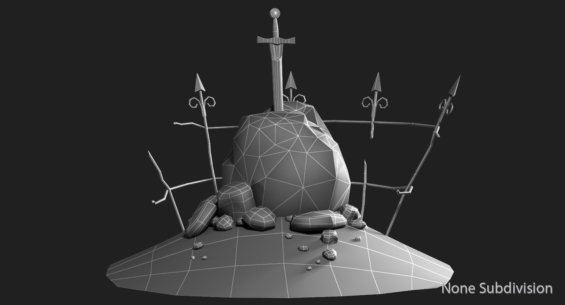 Excalibur Model - TurboSquid 1224209