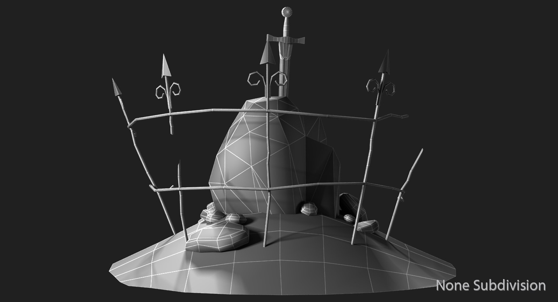 Excalibur Model - TurboSquid 1224209