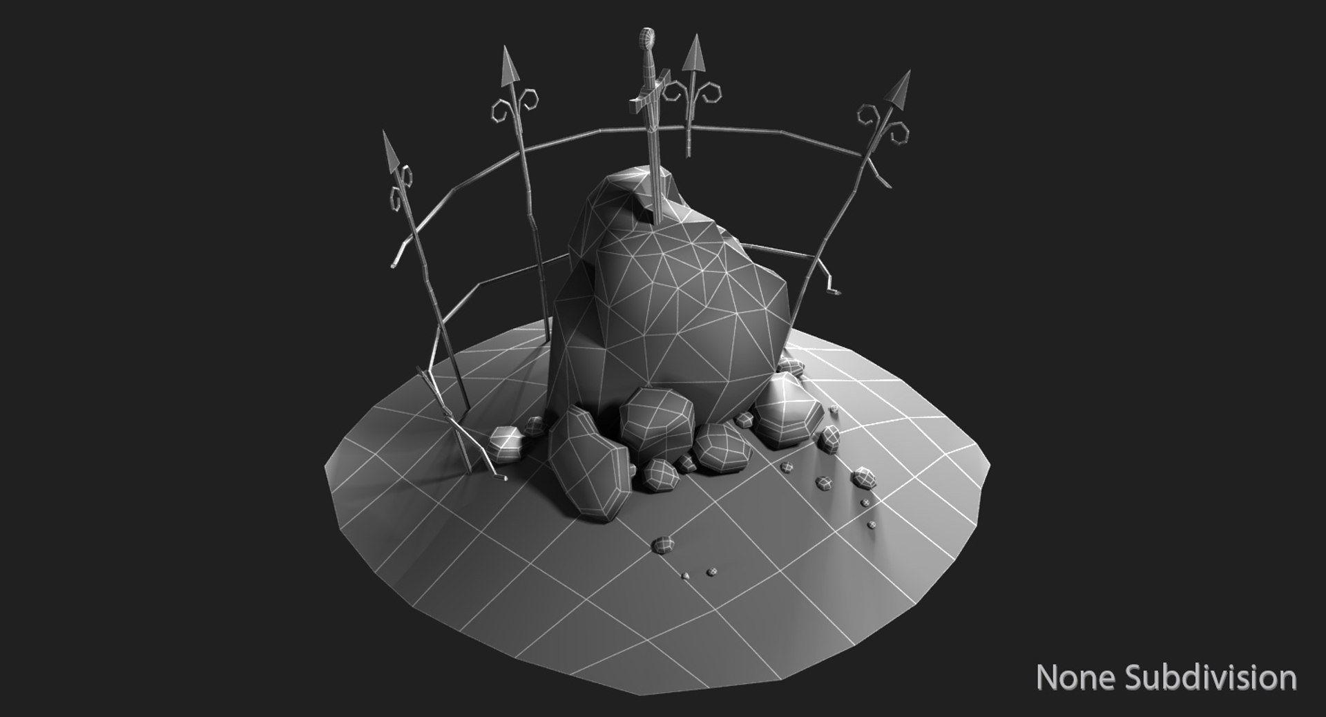 Excalibur Model - TurboSquid 1224209