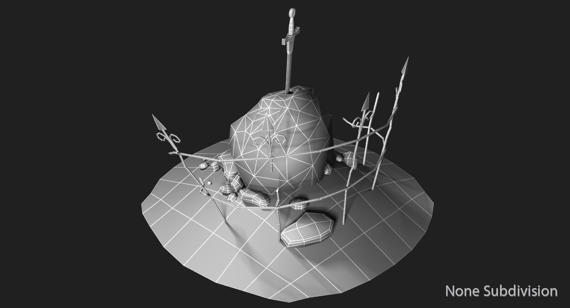 Excalibur Model - TurboSquid 1224209