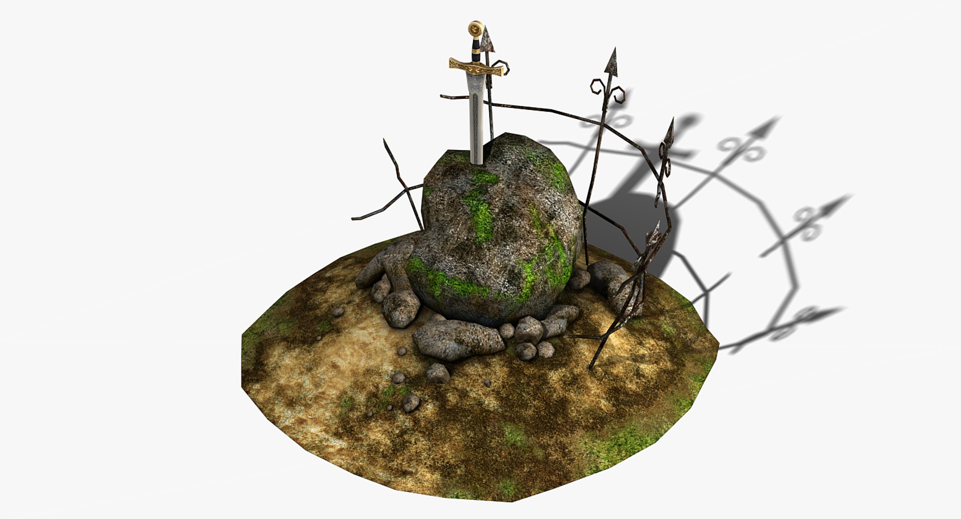 Excalibur Model - TurboSquid 1224209