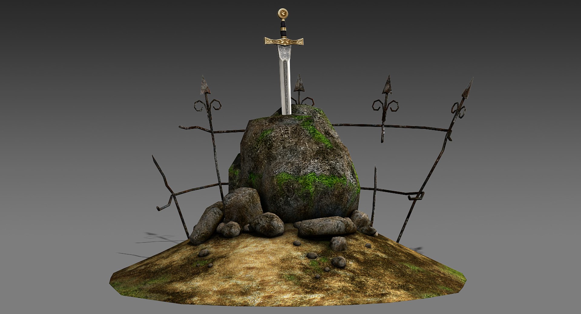 Excalibur Model - TurboSquid 1224209