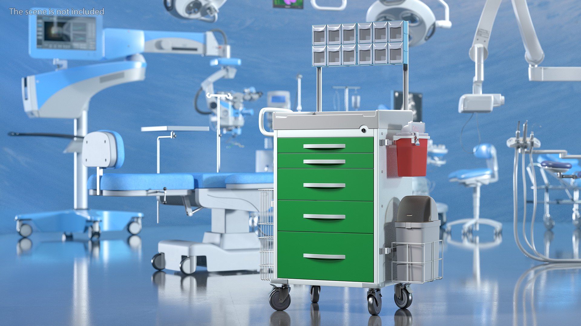 General Purpose Medical Cart 3D Model - TurboSquid 1635697
