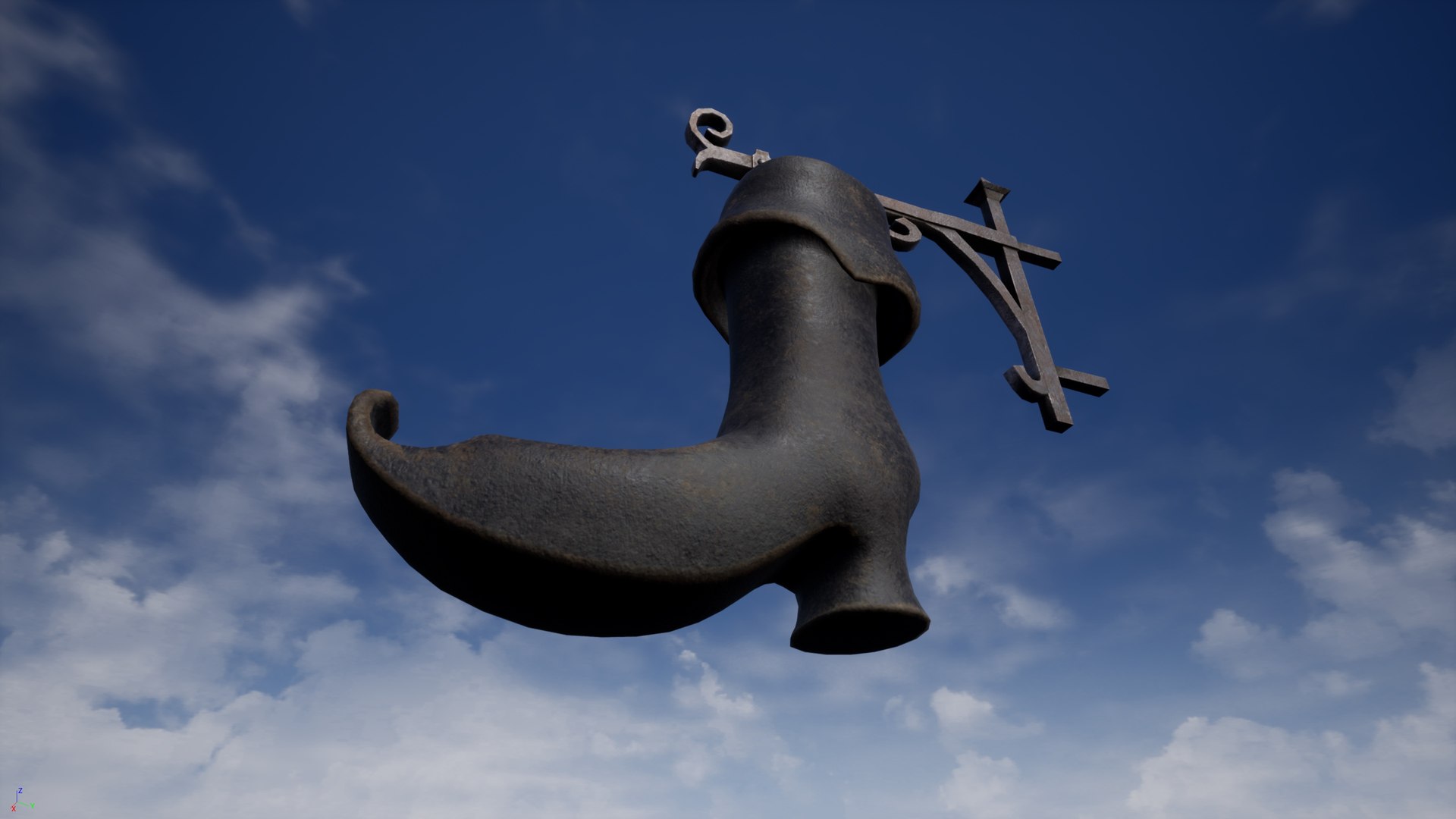 Medieval shoemaker sign 3D model - TurboSquid 1509686