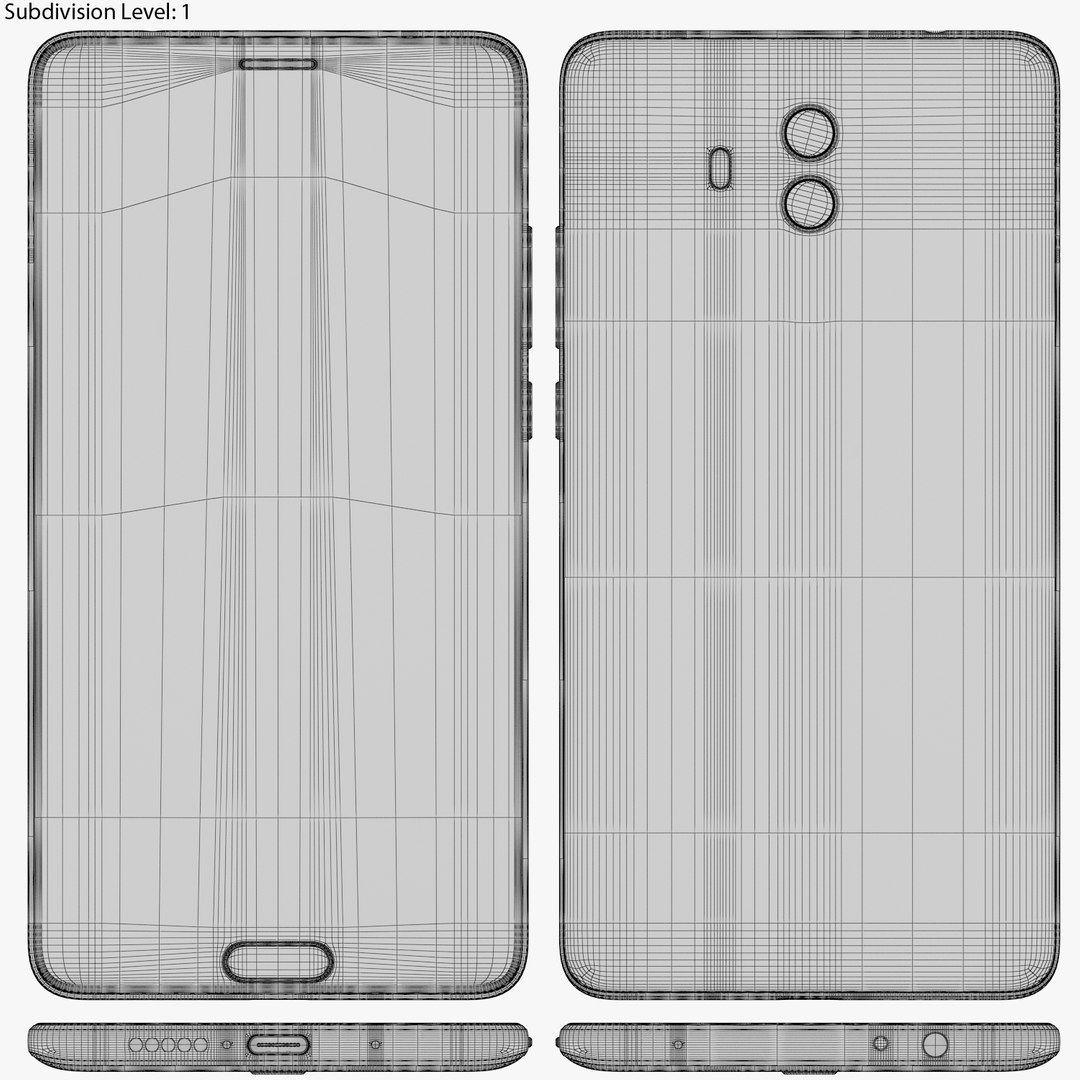 3D Realistic Huawei Mate 10 - TurboSquid 1214657