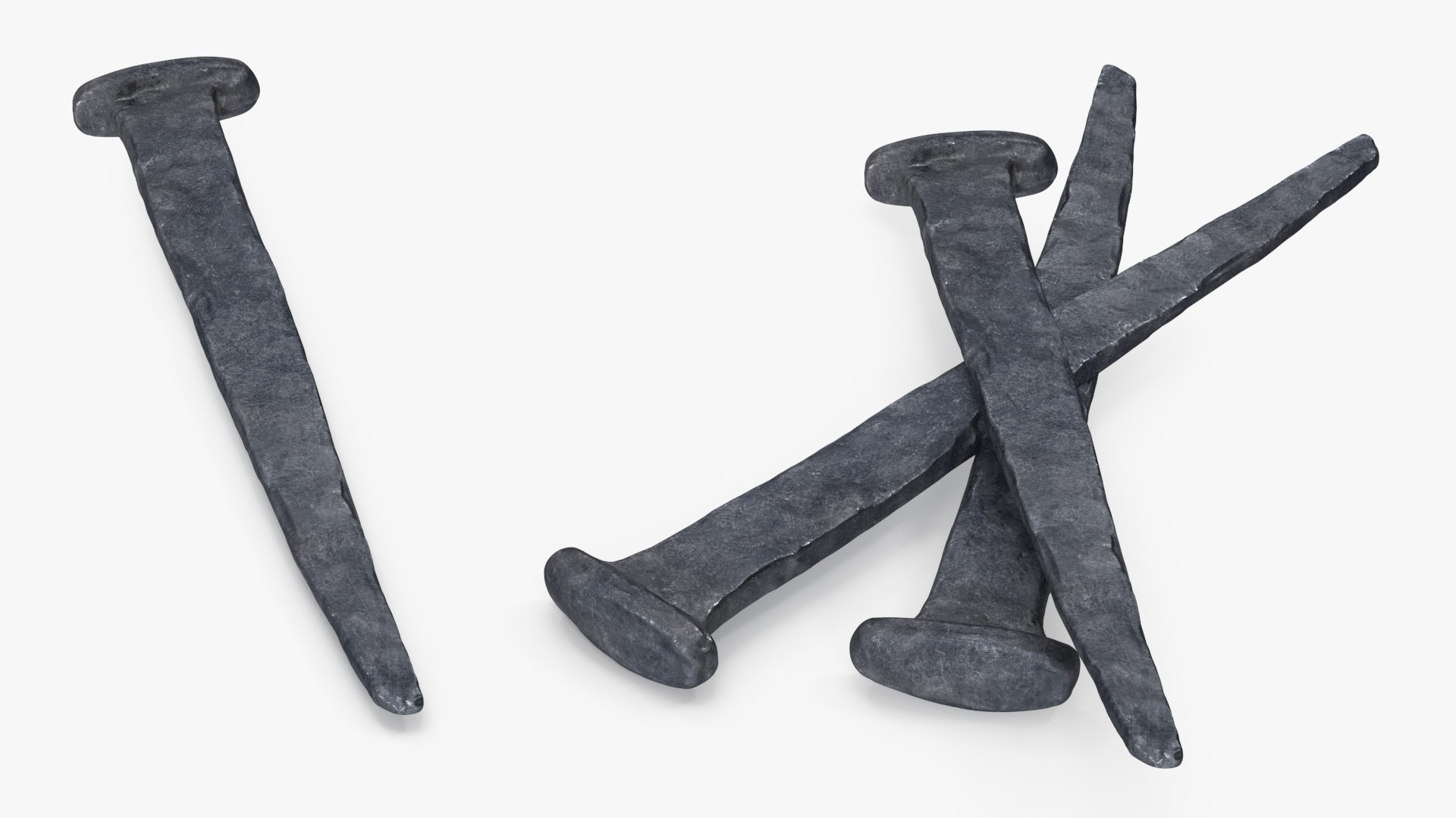 Blacksmith Hand Forged Iron Nail 3D - TurboSquid 2212708