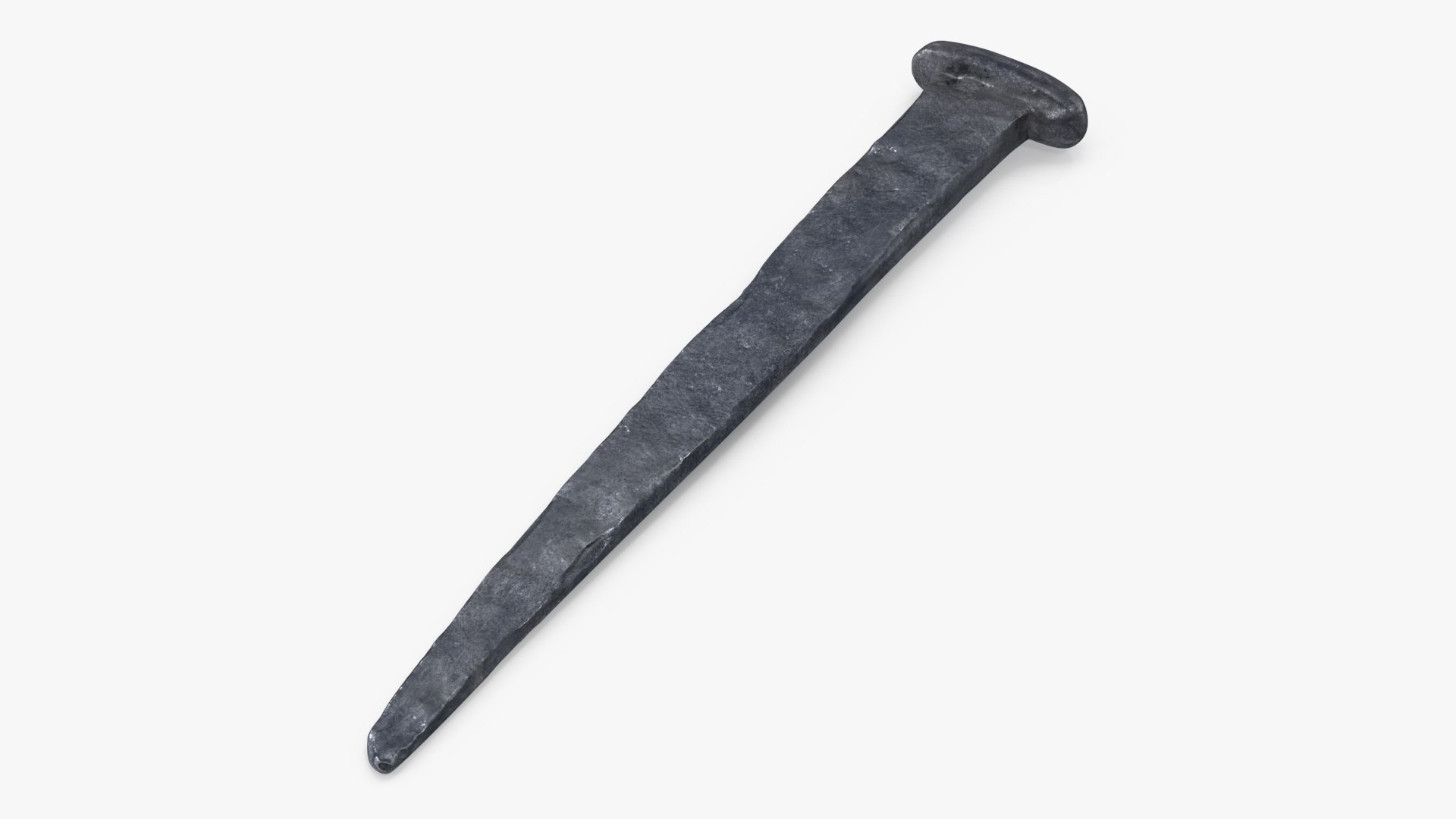Blacksmith Hand Forged Iron Nail 3D - TurboSquid 2212708