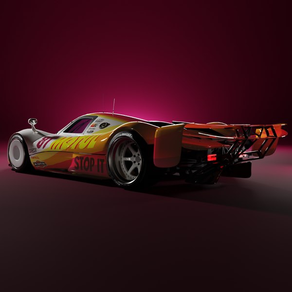 modelo 3d Race car with livery - TurboSquid 2099756