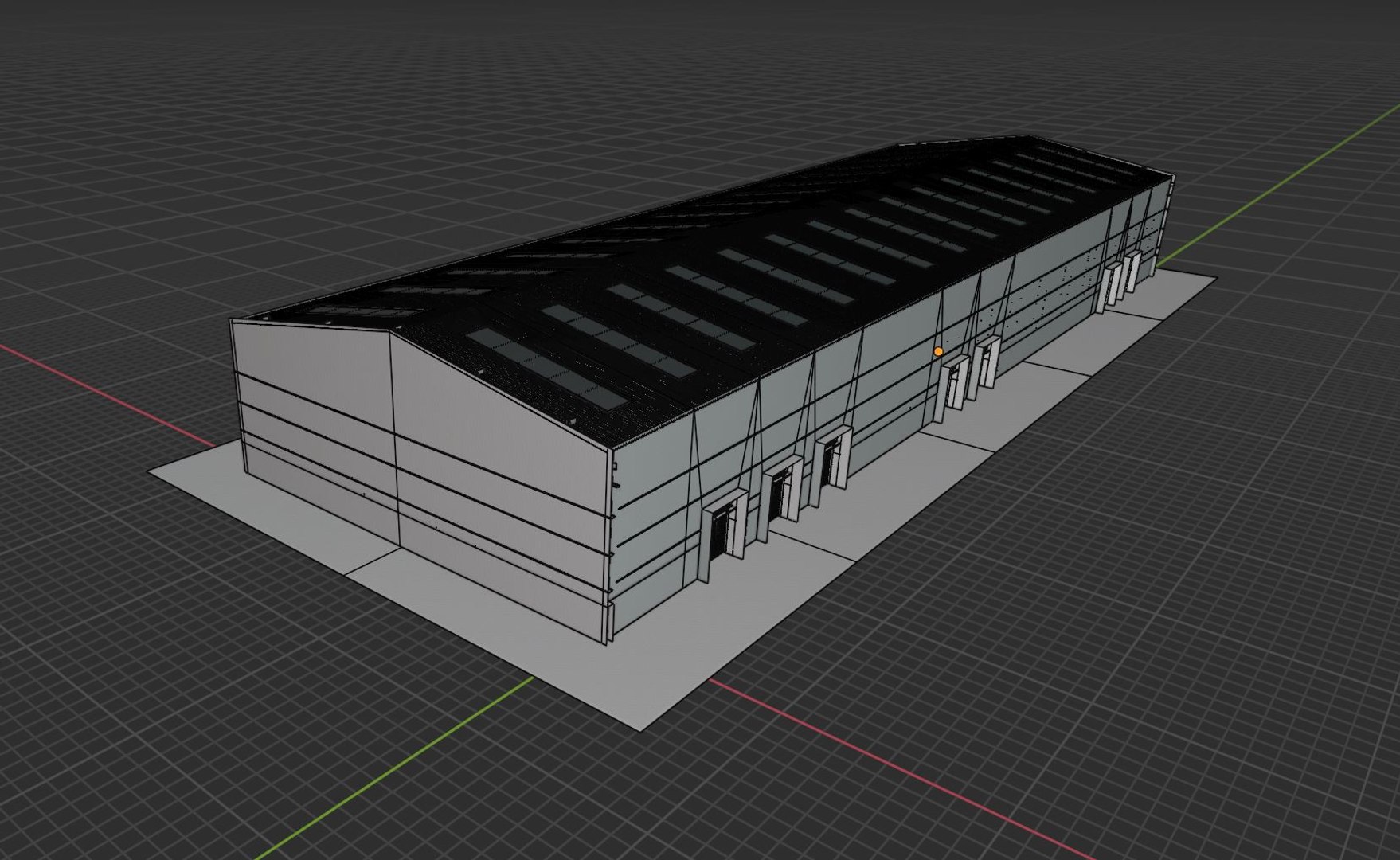 Industrial Warehouse Interior 11b - Textured - Blender 3D model ...