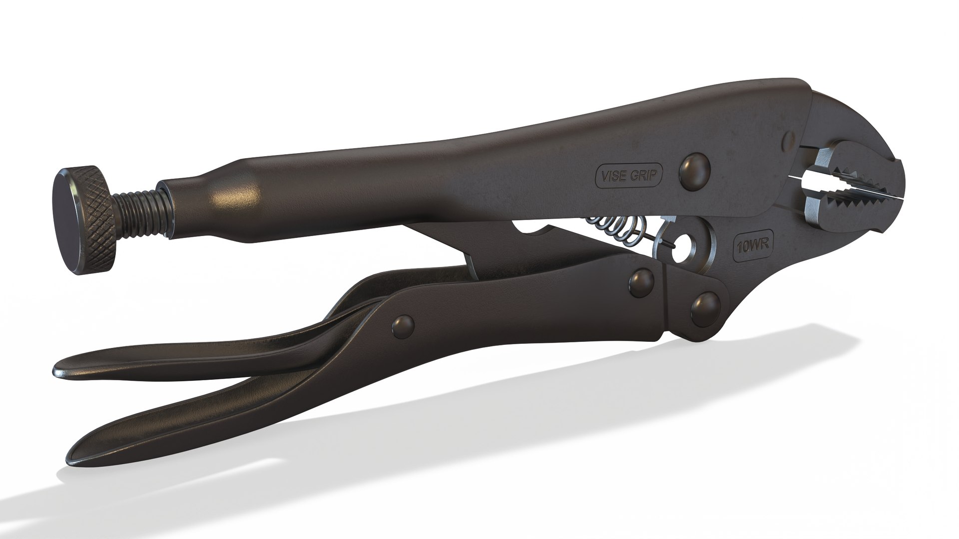 3D Locking Pliers Adjustable Wrench - TurboSquid 2199211