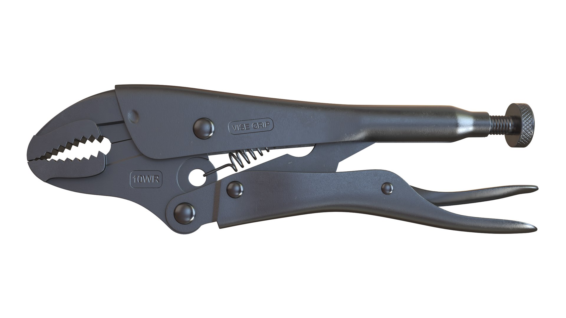 3D Locking Pliers Adjustable Wrench - TurboSquid 2199211