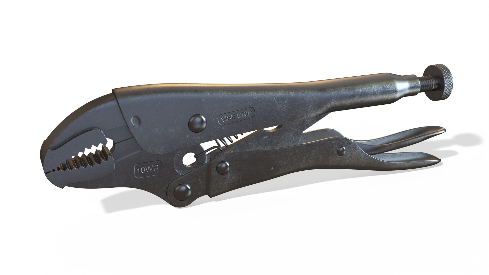 3D Locking Pliers Adjustable Wrench - TurboSquid 2199211