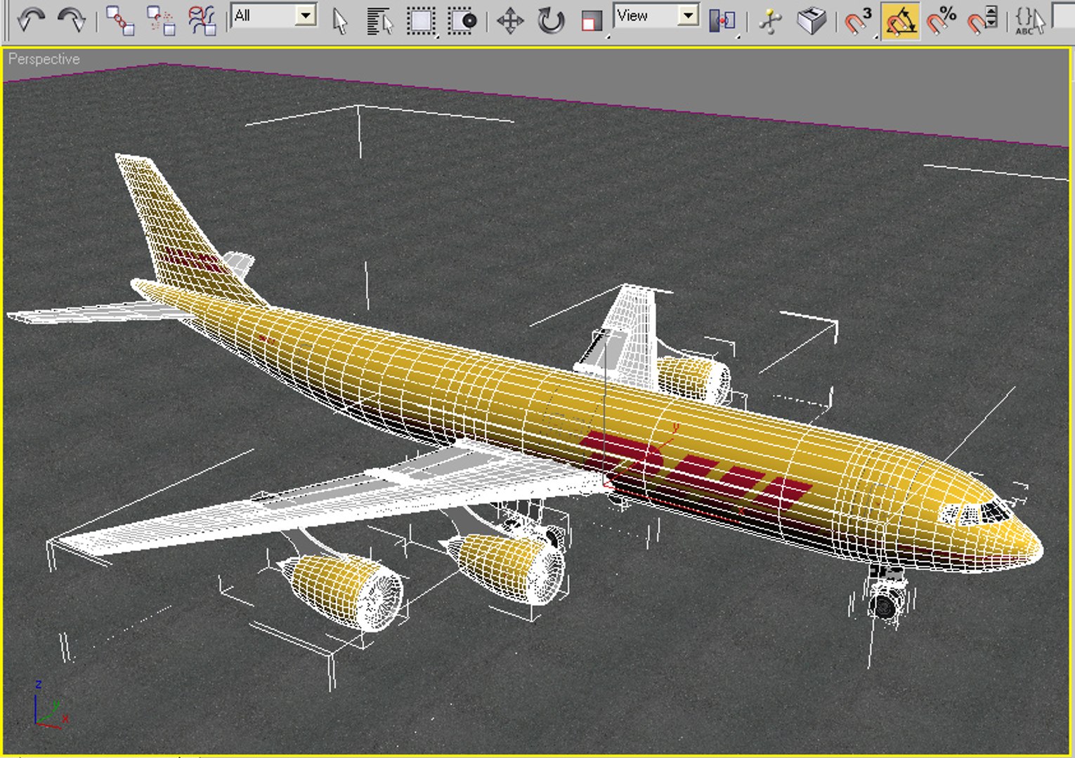 Aeroplane Aero Plane 3d Model
