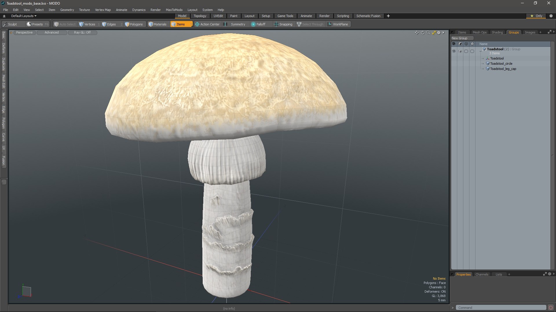 Toadstool 3D Model - TurboSquid 2216636