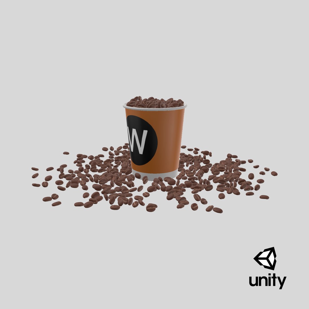 Coffee Bean V2 Cup 3D Model - TurboSquid 1570818