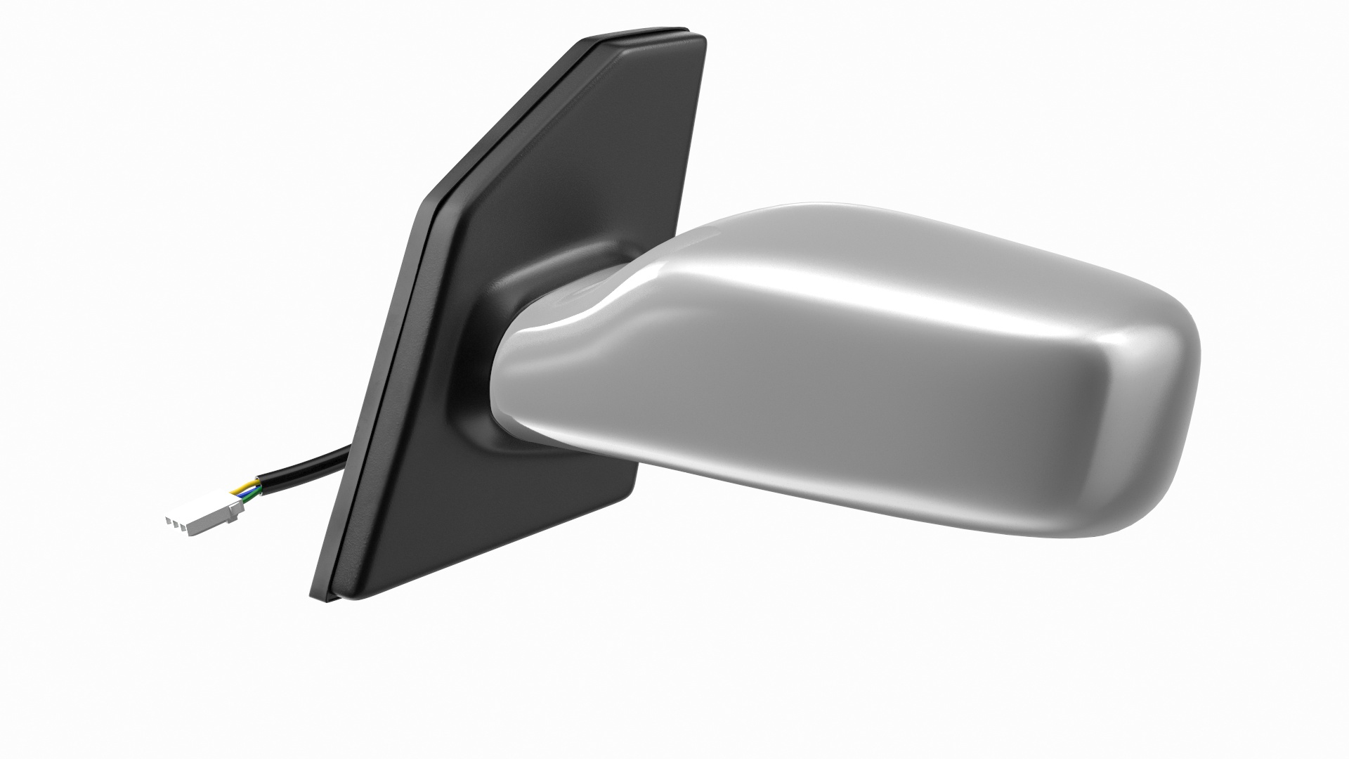Driver Side Mirror Silver for Car 3D model - TurboSquid 1974325