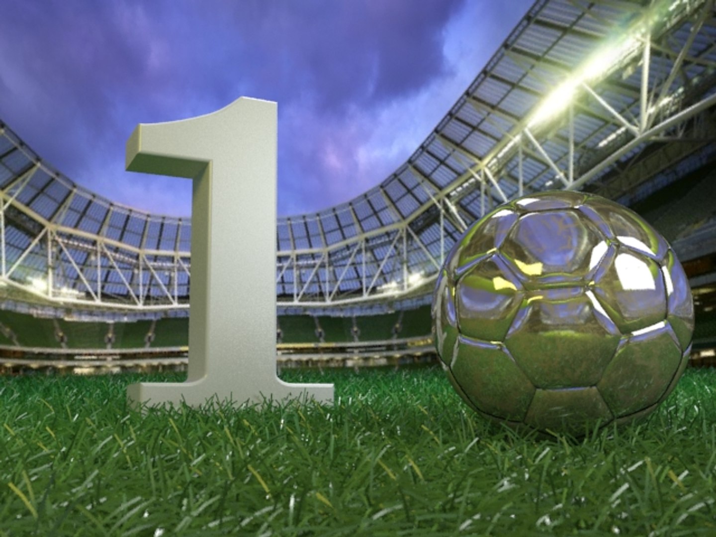 Realistic Grass Football Editable 3d Max
