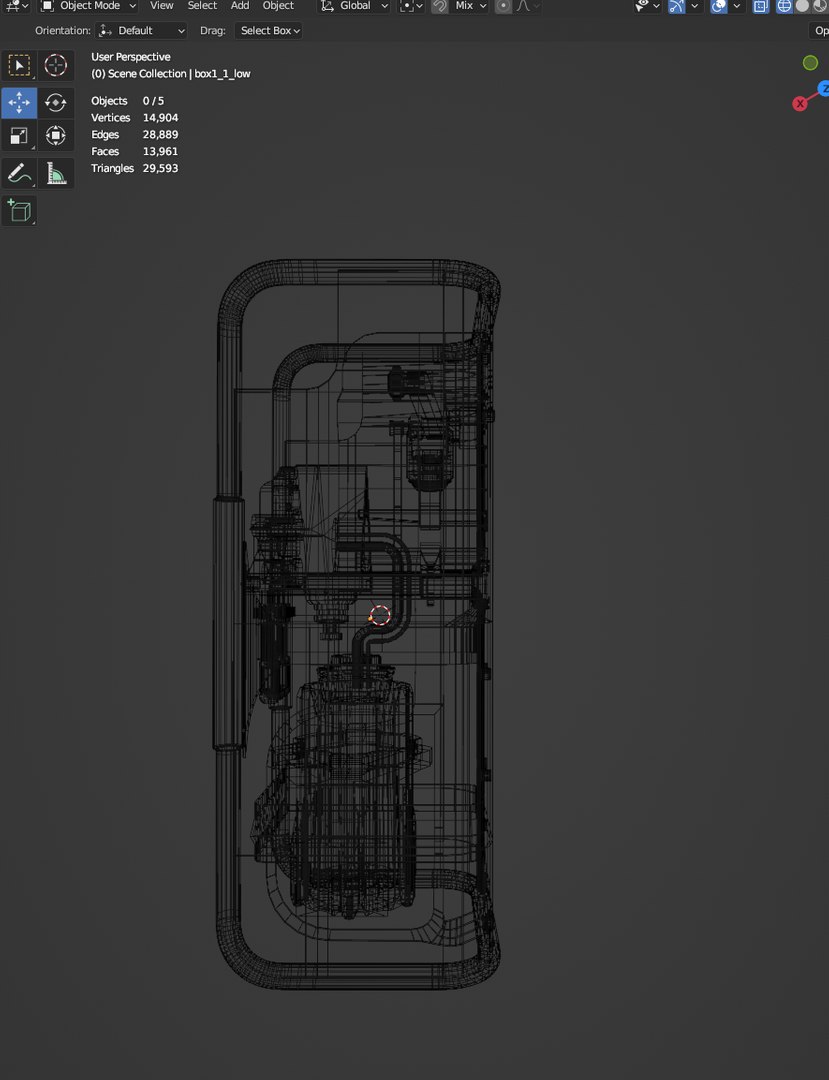 3D Sci-Fi Power Generator - Box1 - TurboSquid 2163285