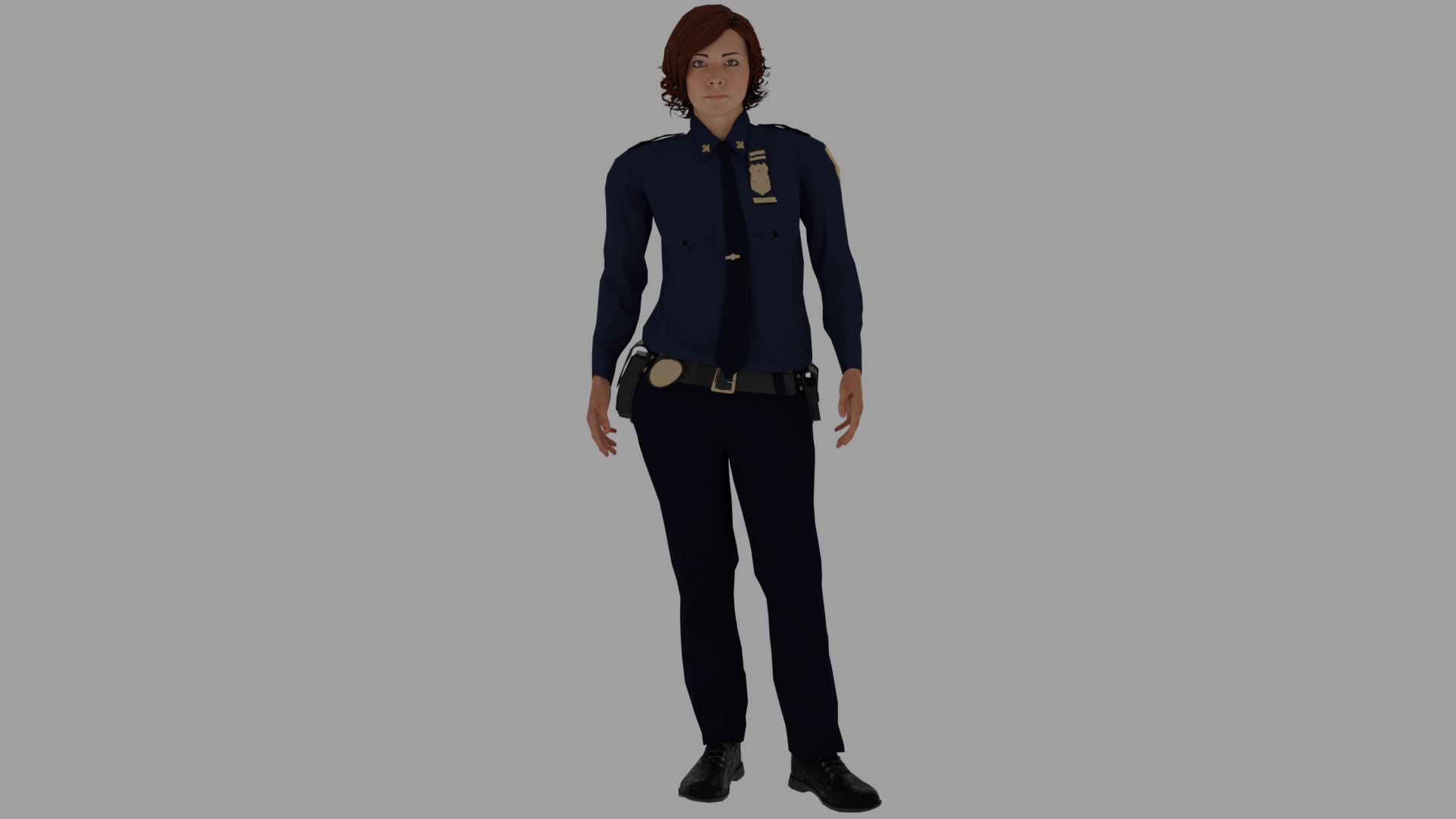 Police Rigged 3D Model - TurboSquid 1670045