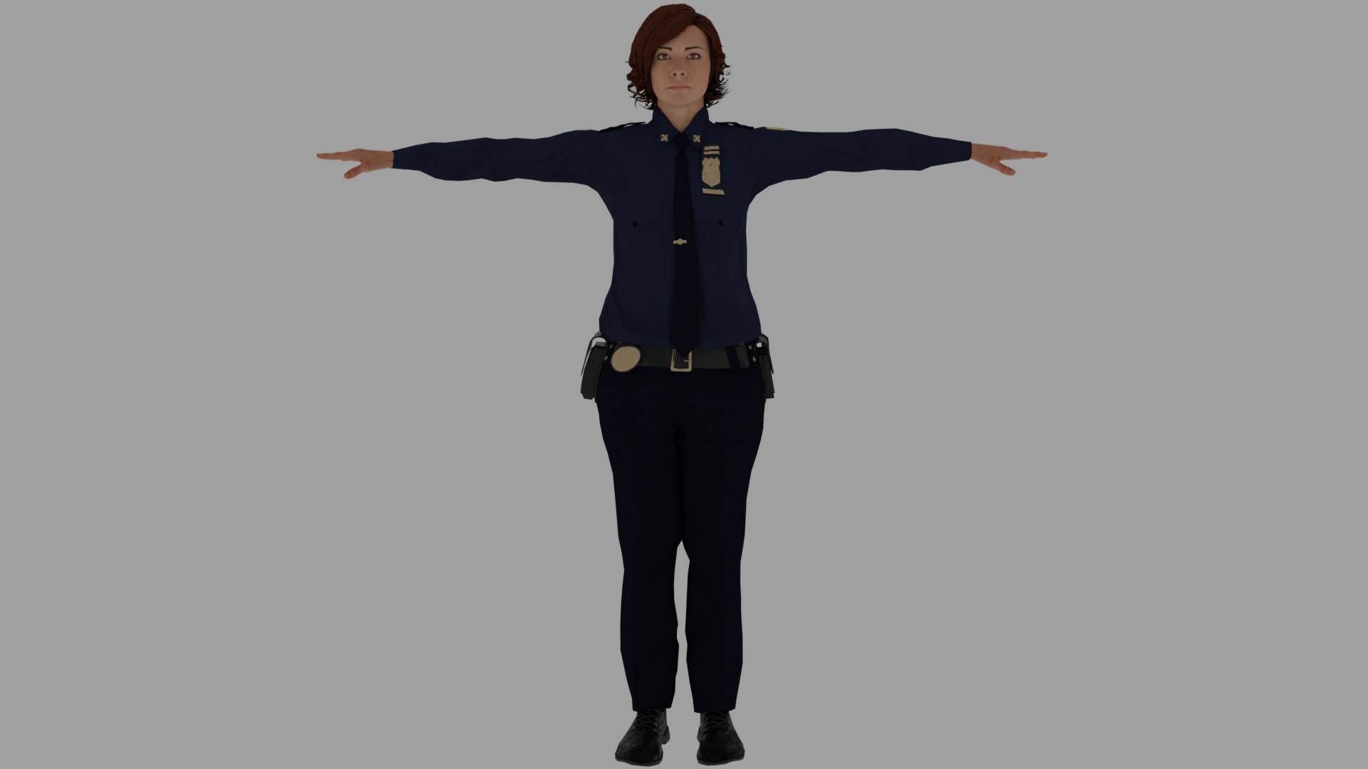 Police Rigged 3D Model - TurboSquid 1670045