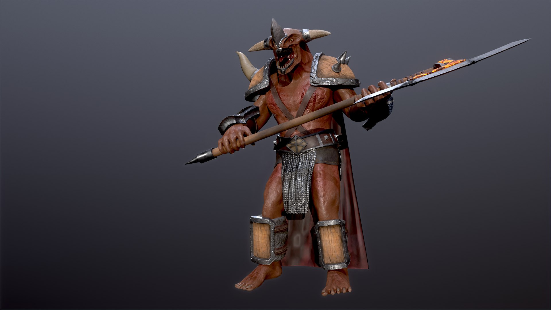 Monster Warrior 3D Model - TurboSquid 1873619