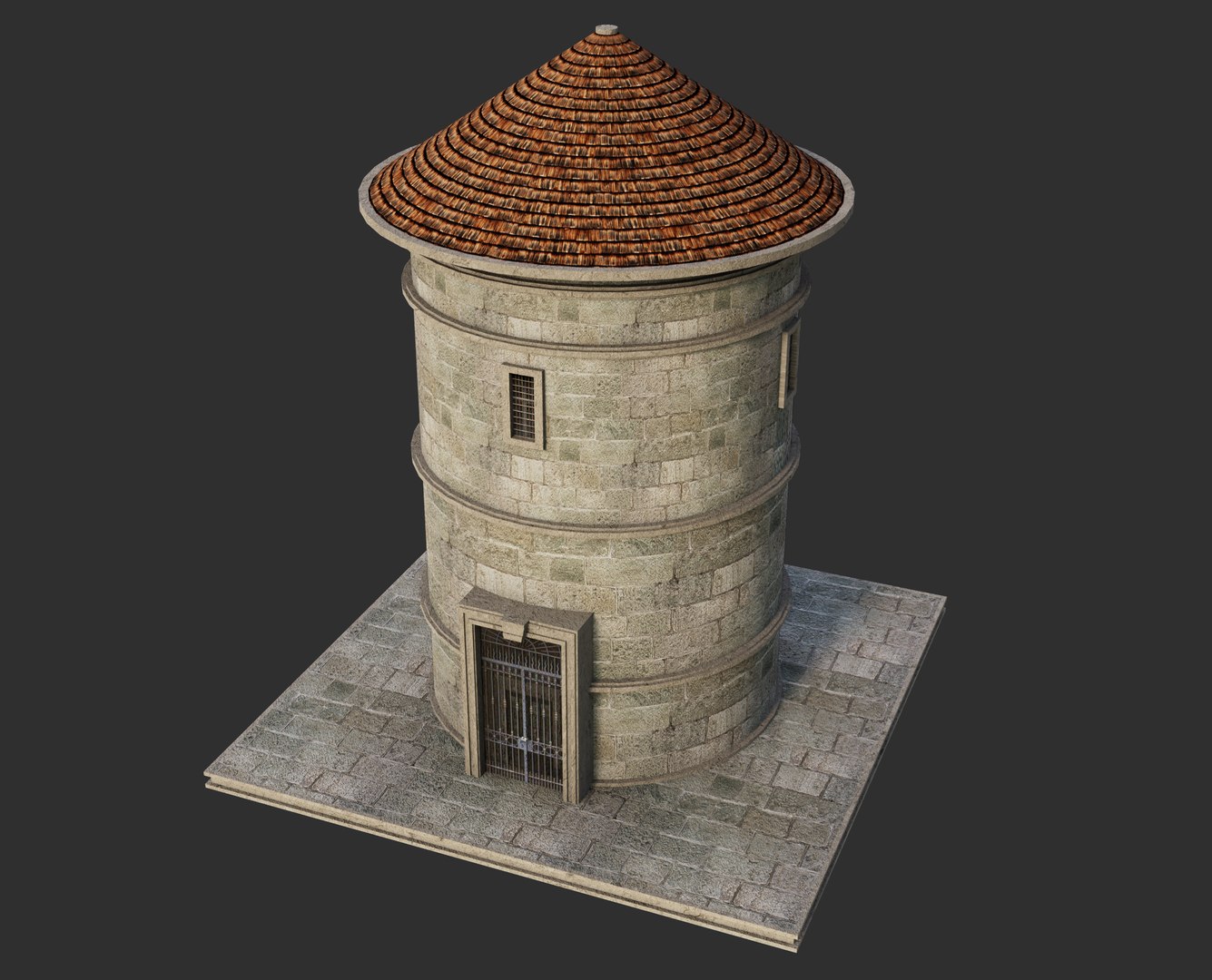 Free Ancient Mini Temple House 3D - TurboSquid 2341863