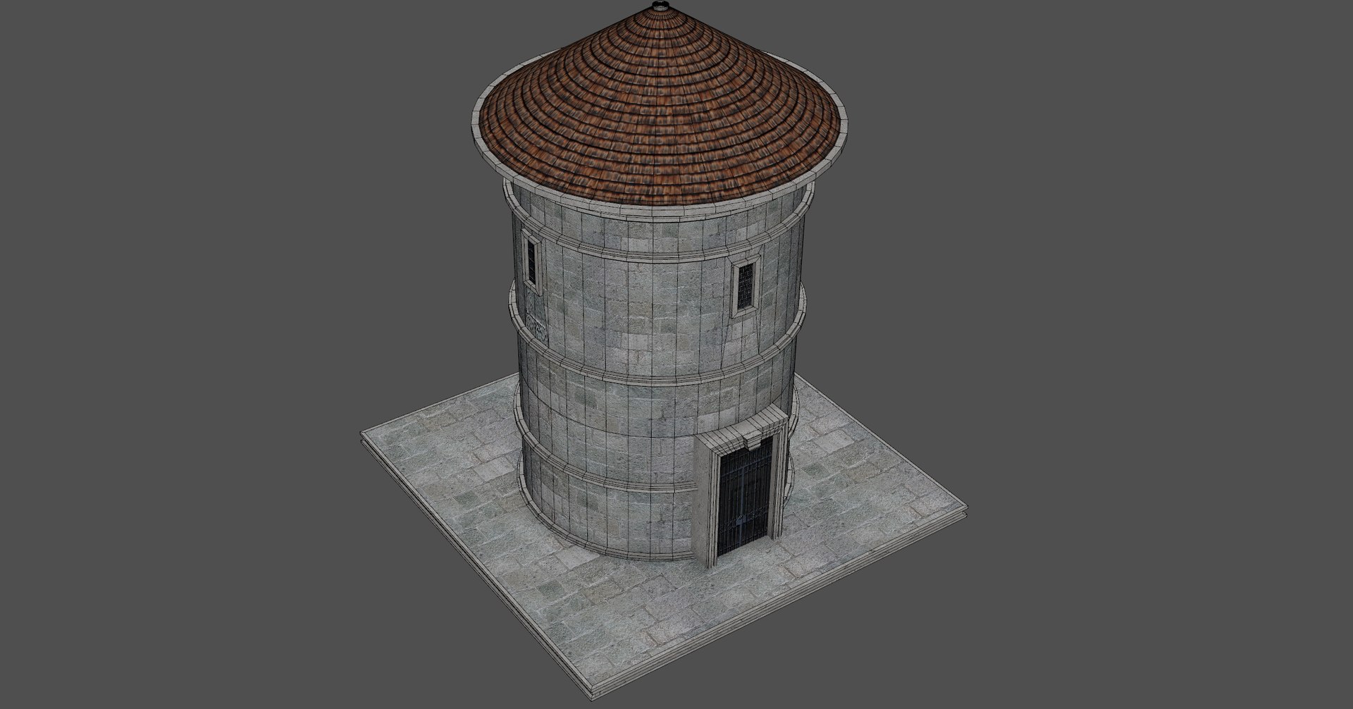 Free Ancient Mini Temple House 3D - TurboSquid 2341863