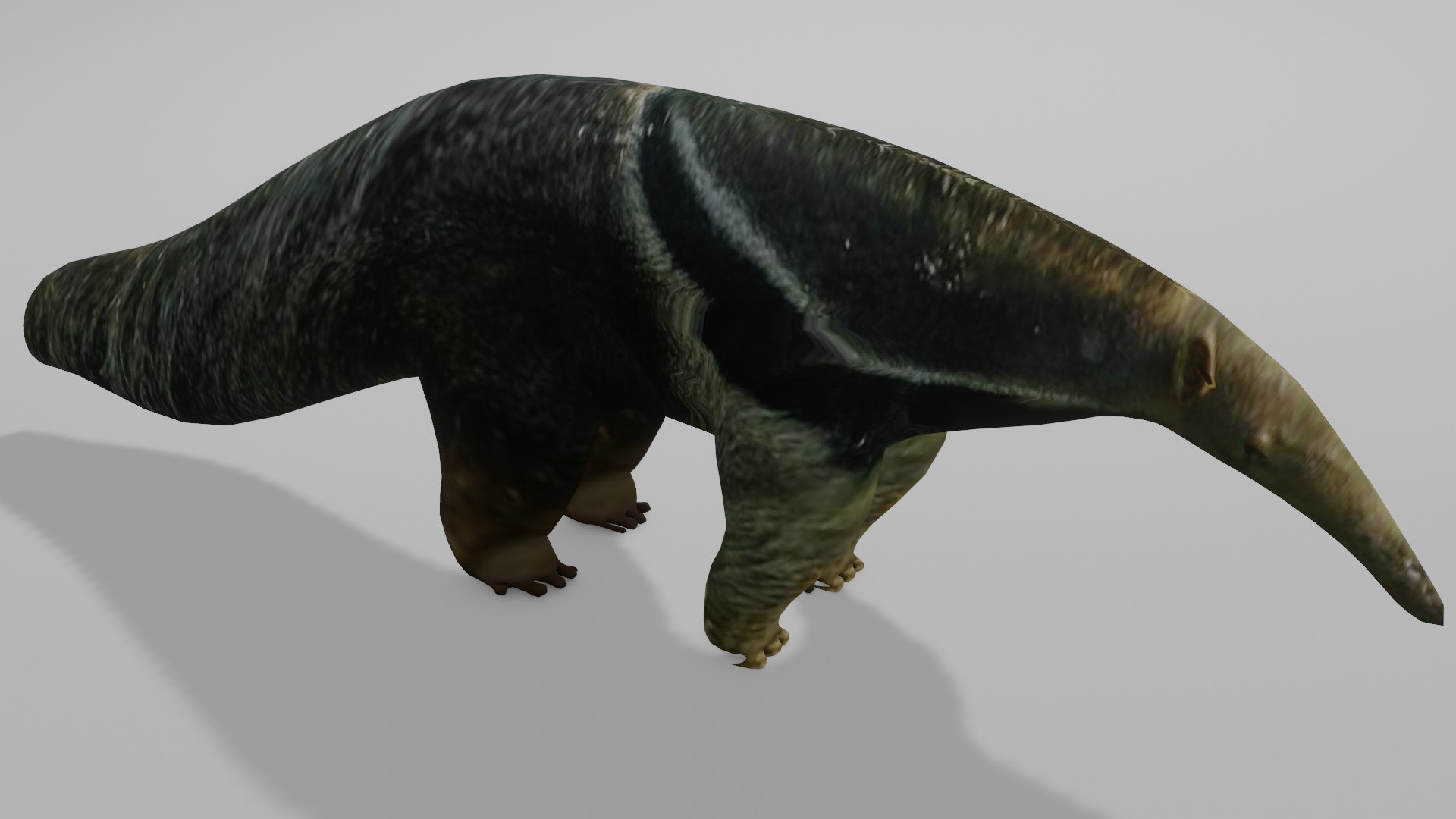 3D Anteater OBJ And BLEND Model - TurboSquid 2369333