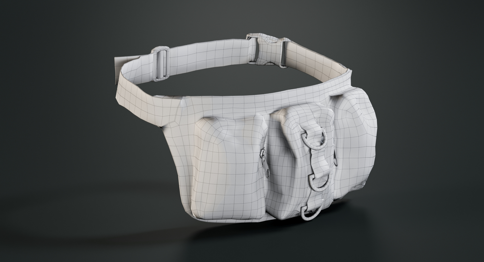 Realistic Waist Bag Coyoye Model - TurboSquid 1450860