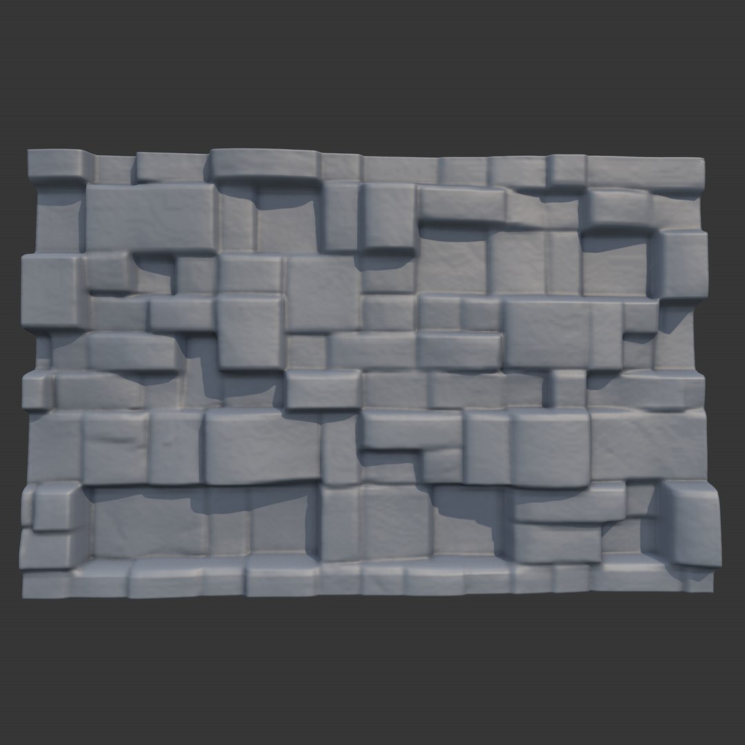 3D Rock Wall 12 Model - TurboSquid 2382976