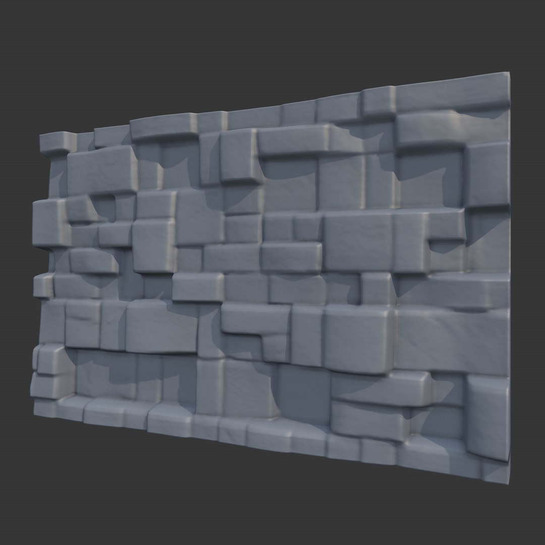 3D Rock Wall 12 Model - TurboSquid 2382976