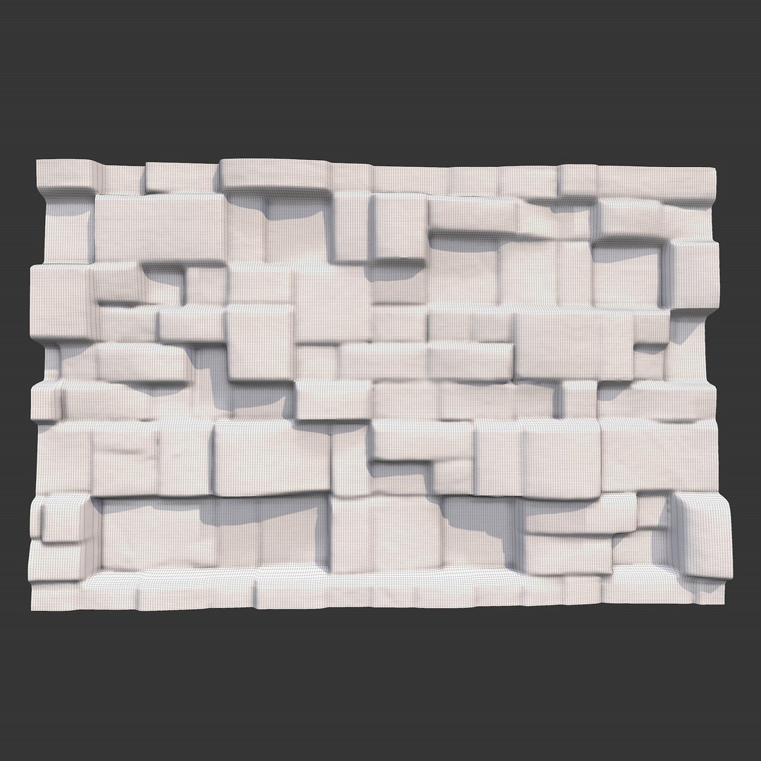 3D Rock Wall 12 Model - TurboSquid 2382976