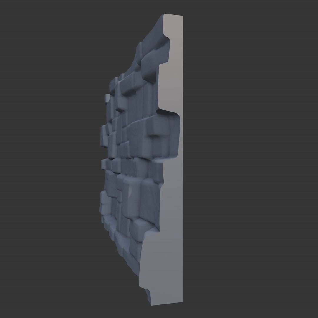 3D Rock Wall 12 Model - TurboSquid 2382976