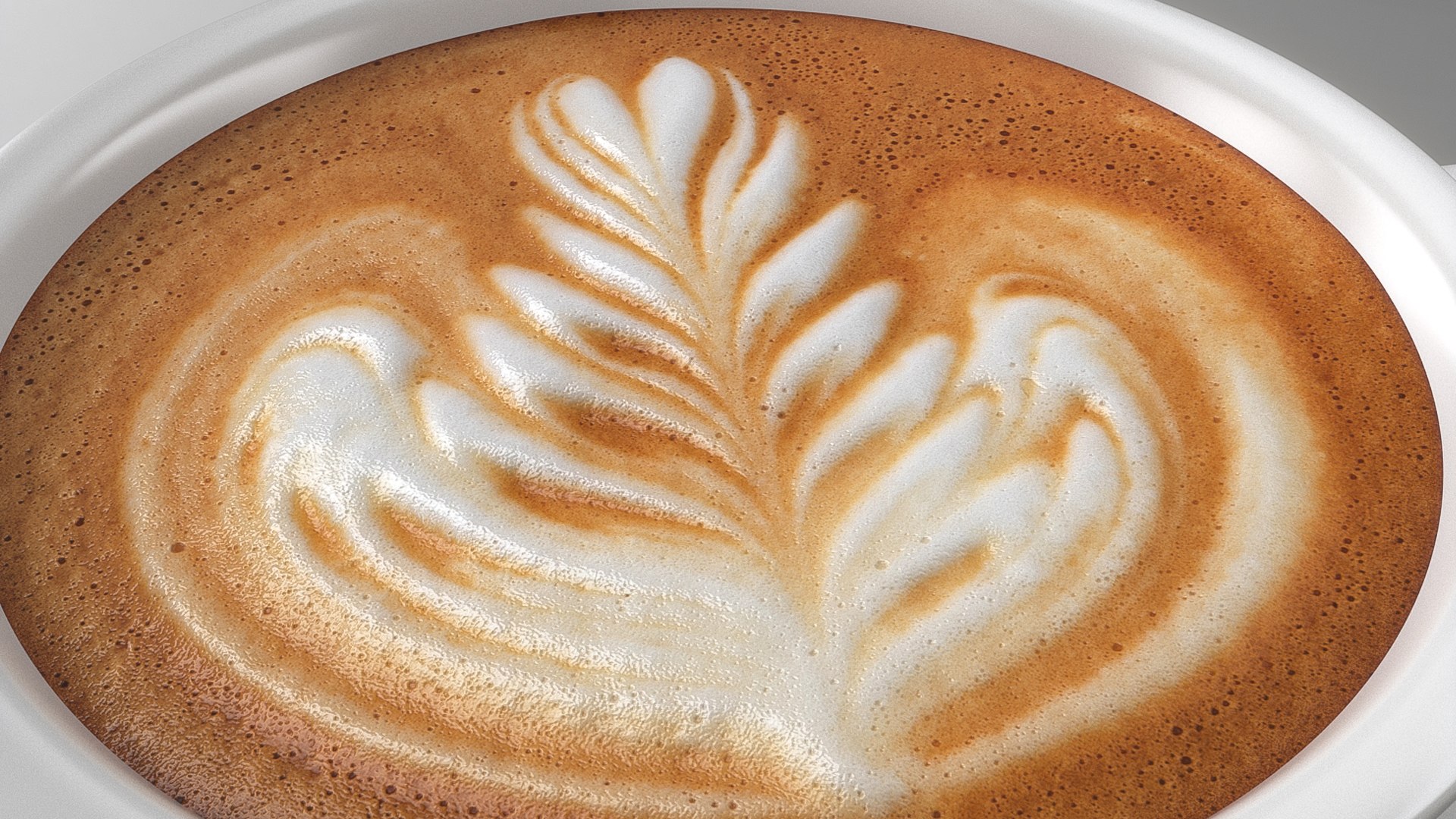 Coffee Latte Realistic 3D Model 3D Model - TurboSquid 1809656