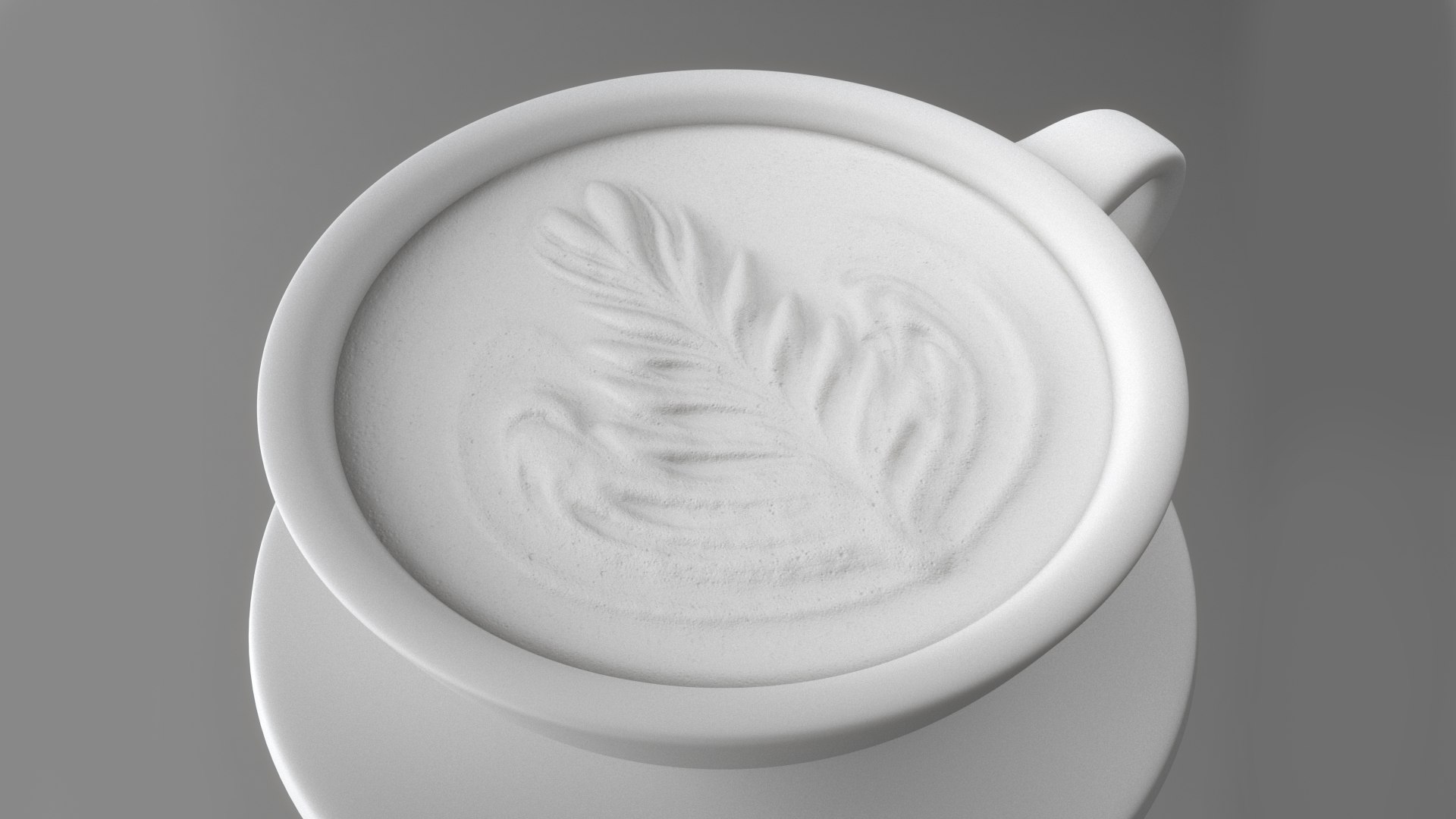 Coffee Latte Realistic 3D Model 3D Model - TurboSquid 1809656