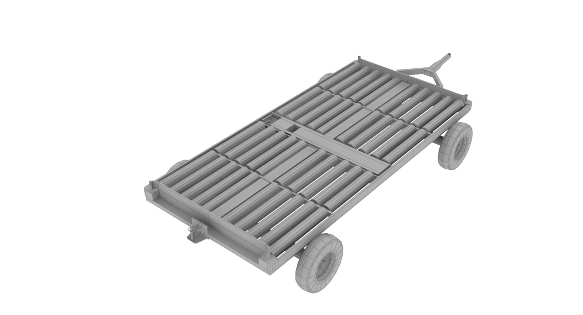 Tug trolley 3D model - TurboSquid 1422769