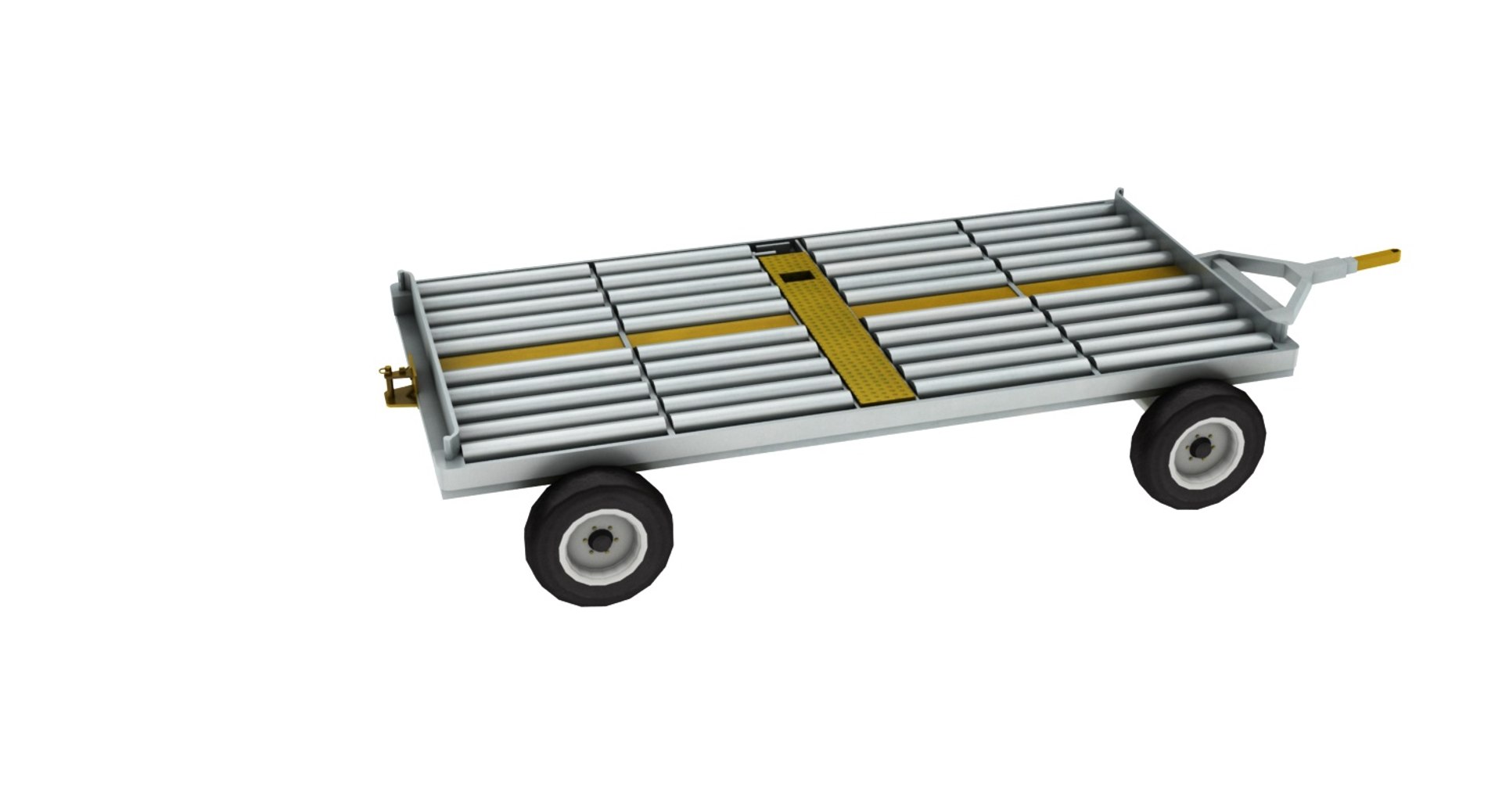 Tug Trolley 3D Model - TurboSquid 1422769