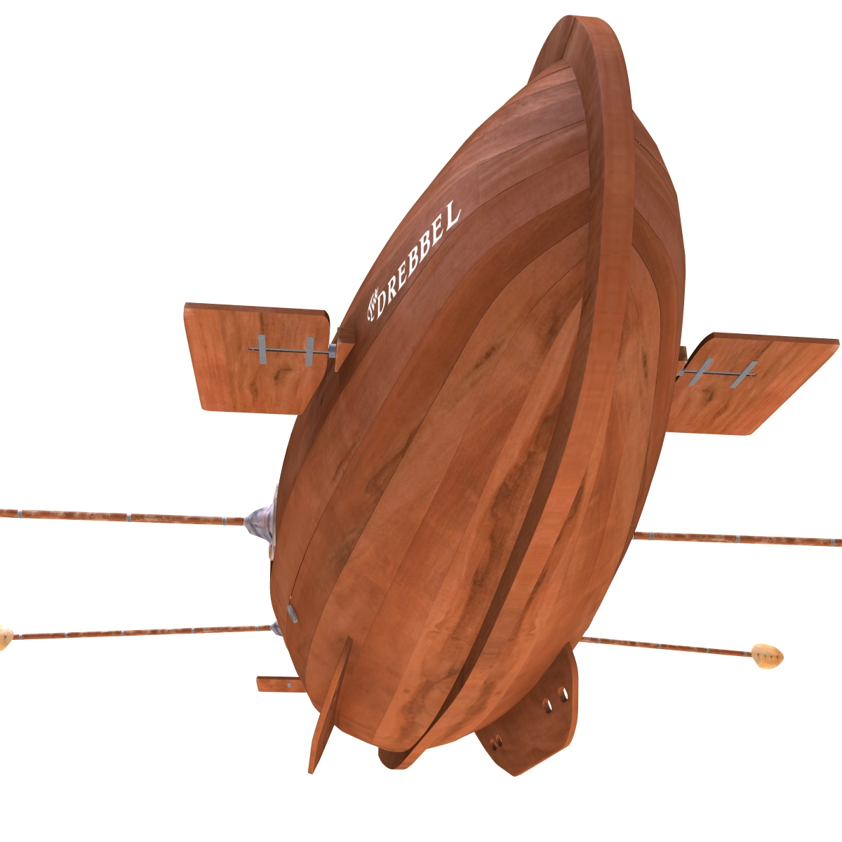 3d submarine drebbel model