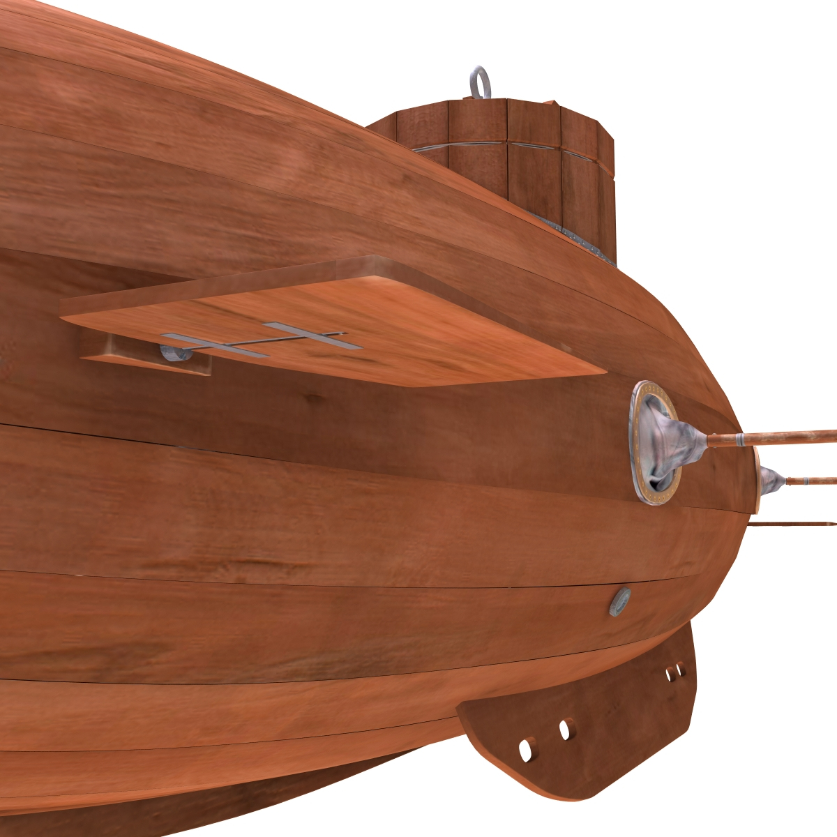 3d submarine drebbel model