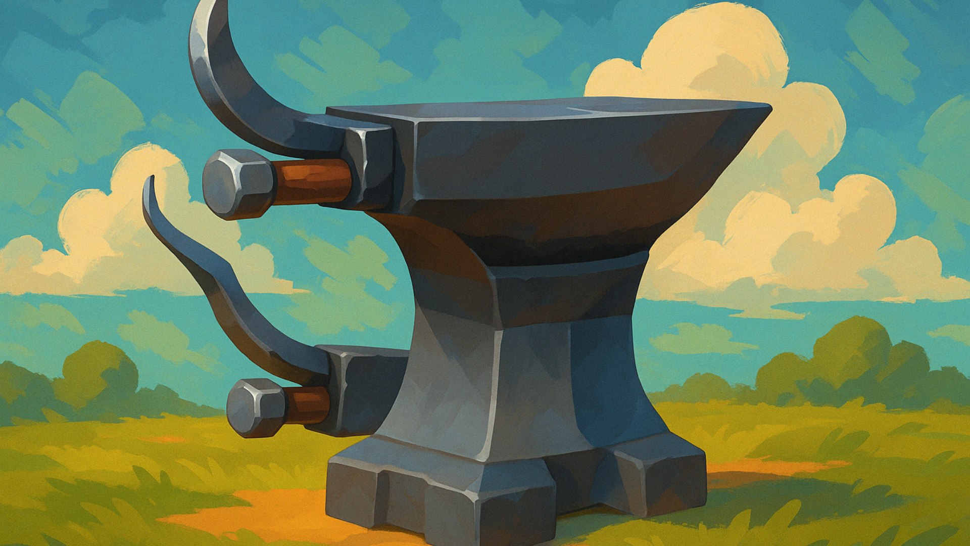 Stylized Game Ready Anvil 3K Triangles Low Poly FBX OBJ BLEND 3D Model ...