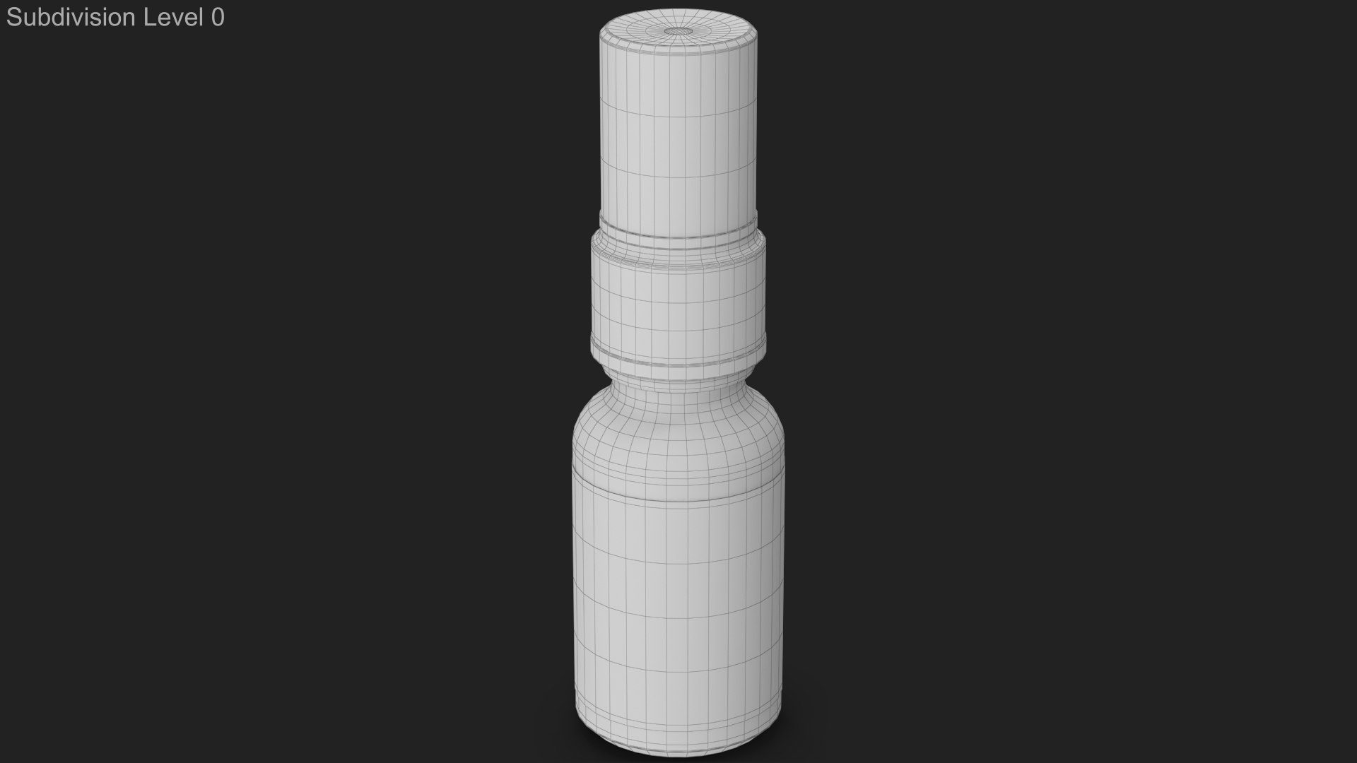 Spray bottle amber glass model - TurboSquid 1563550