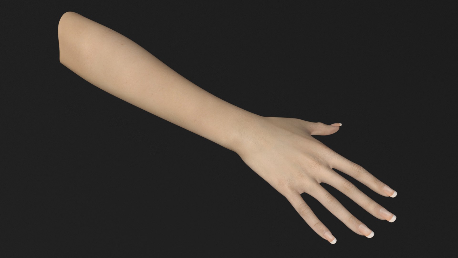 3D White Female Hand Rigged For Cinema 4D - TurboSquid 2195402