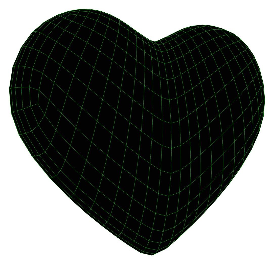 3D cartoon heart model - TurboSquid 1196954