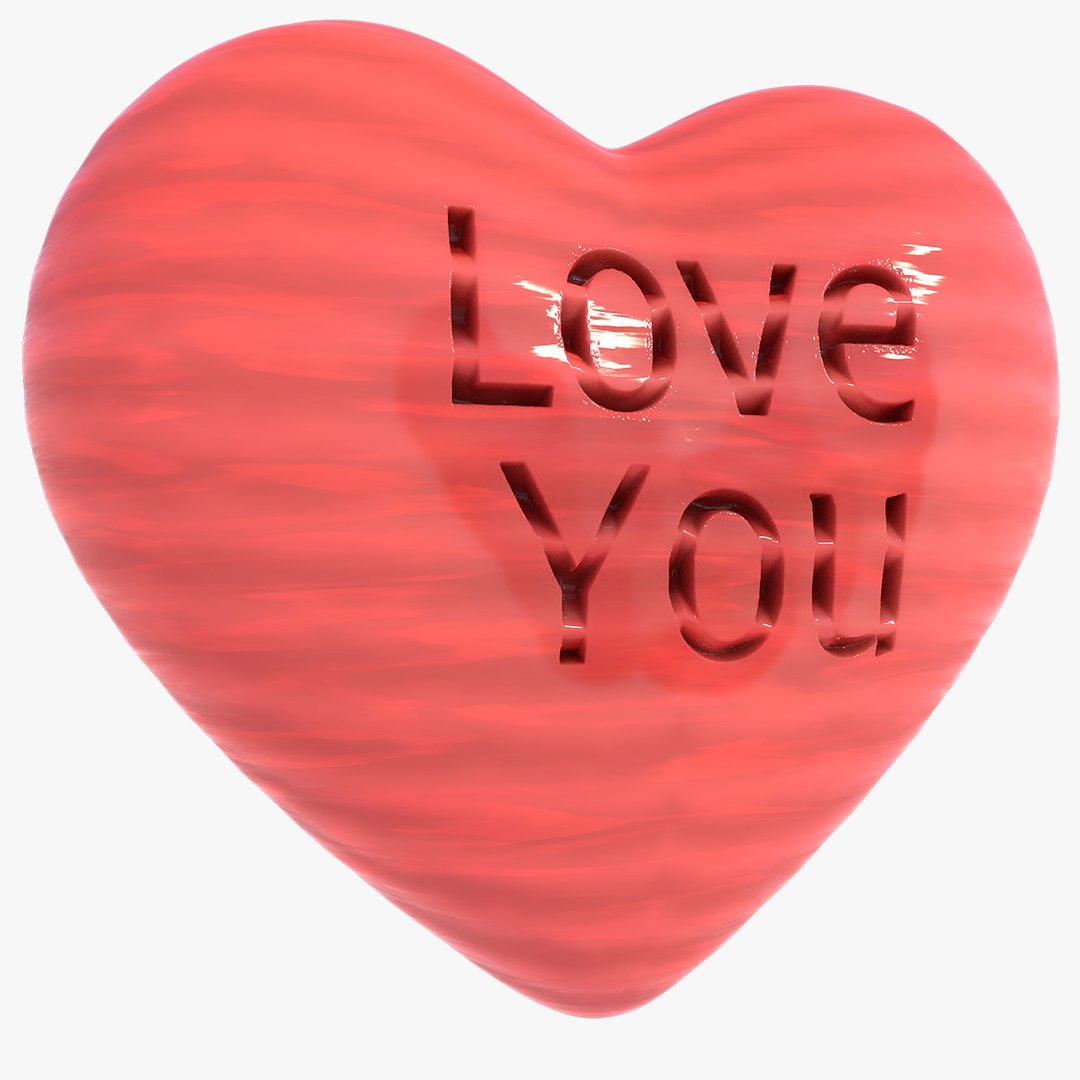 3D cartoon heart model - TurboSquid 1196954