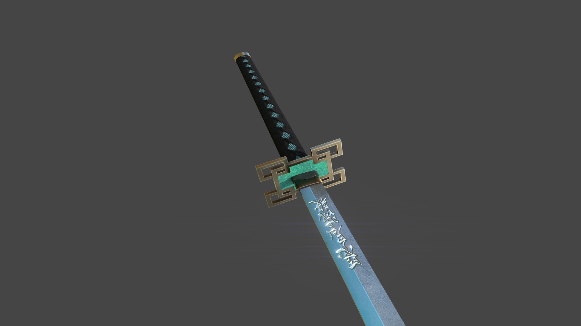 3D Muichiro Tokito Hashira Nichirin Kimetsu No Yaiba - Demon Slayer ...