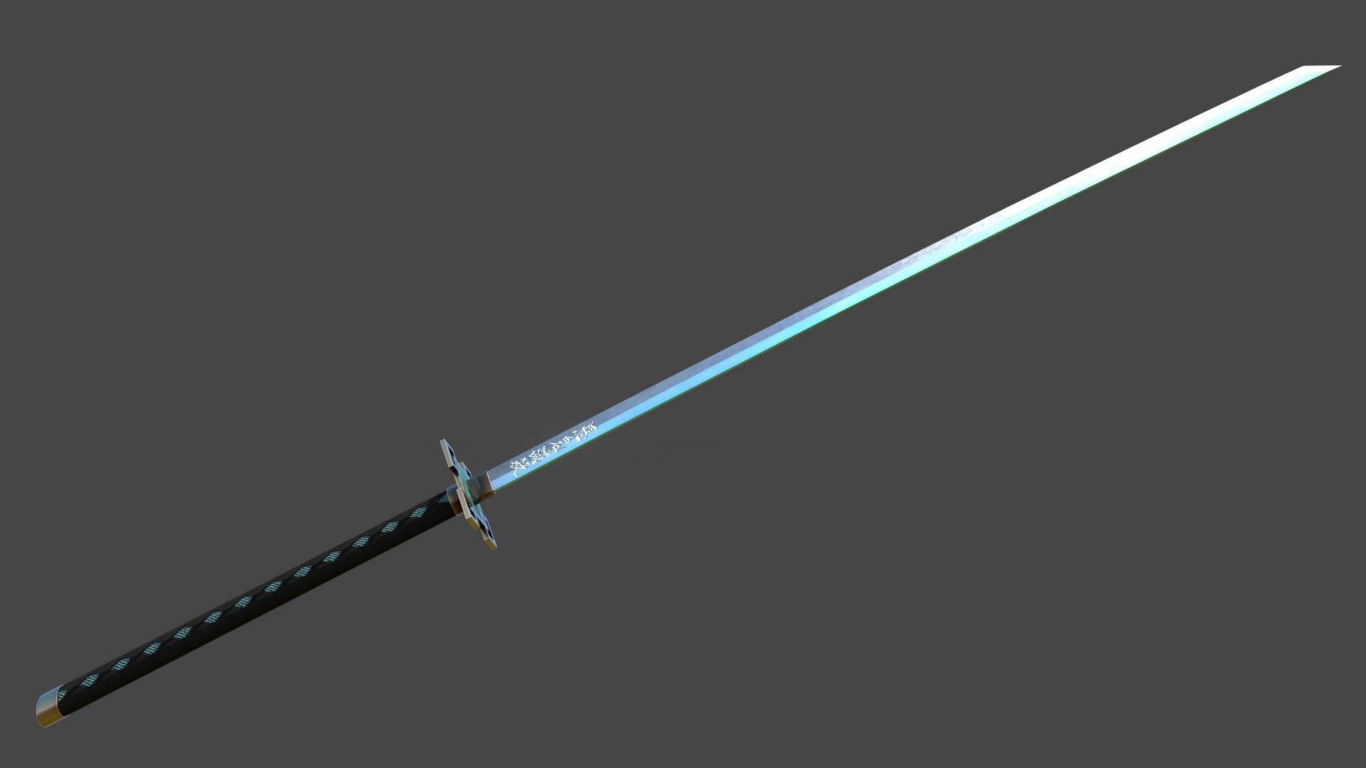 3D Muichiro Tokito Hashira Nichirin Kimetsu No Yaiba - Demon Slayer ...