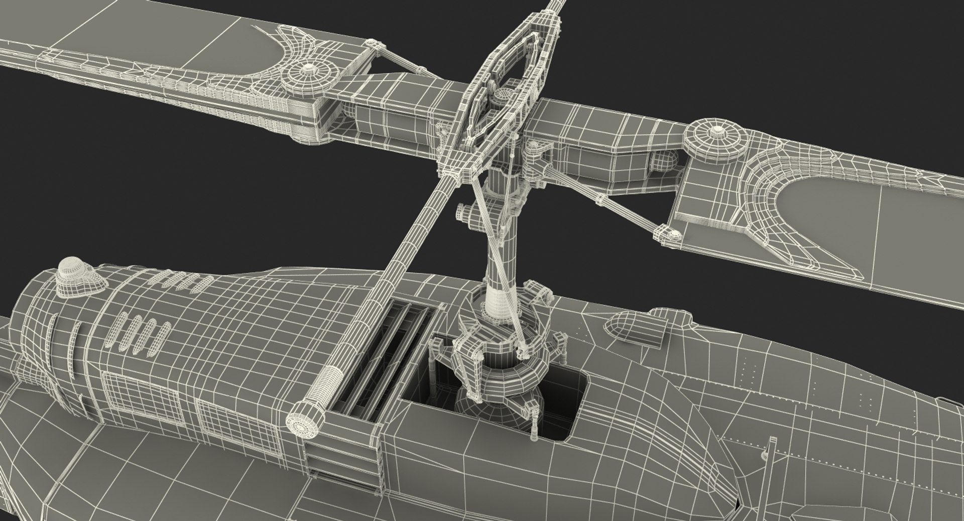 Bell Uh-1 Iroquois Medevac 3d Model