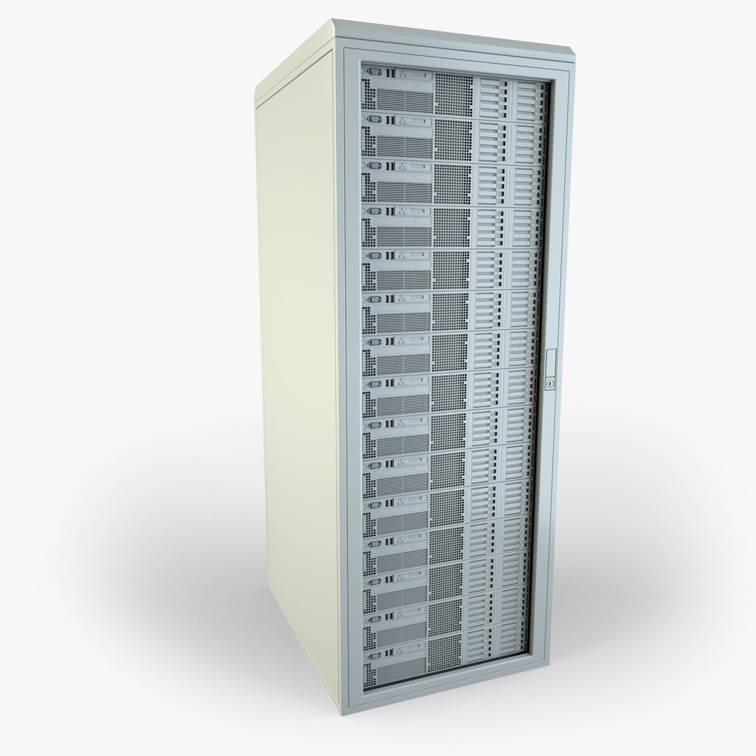 Data Server Rack 3d Max