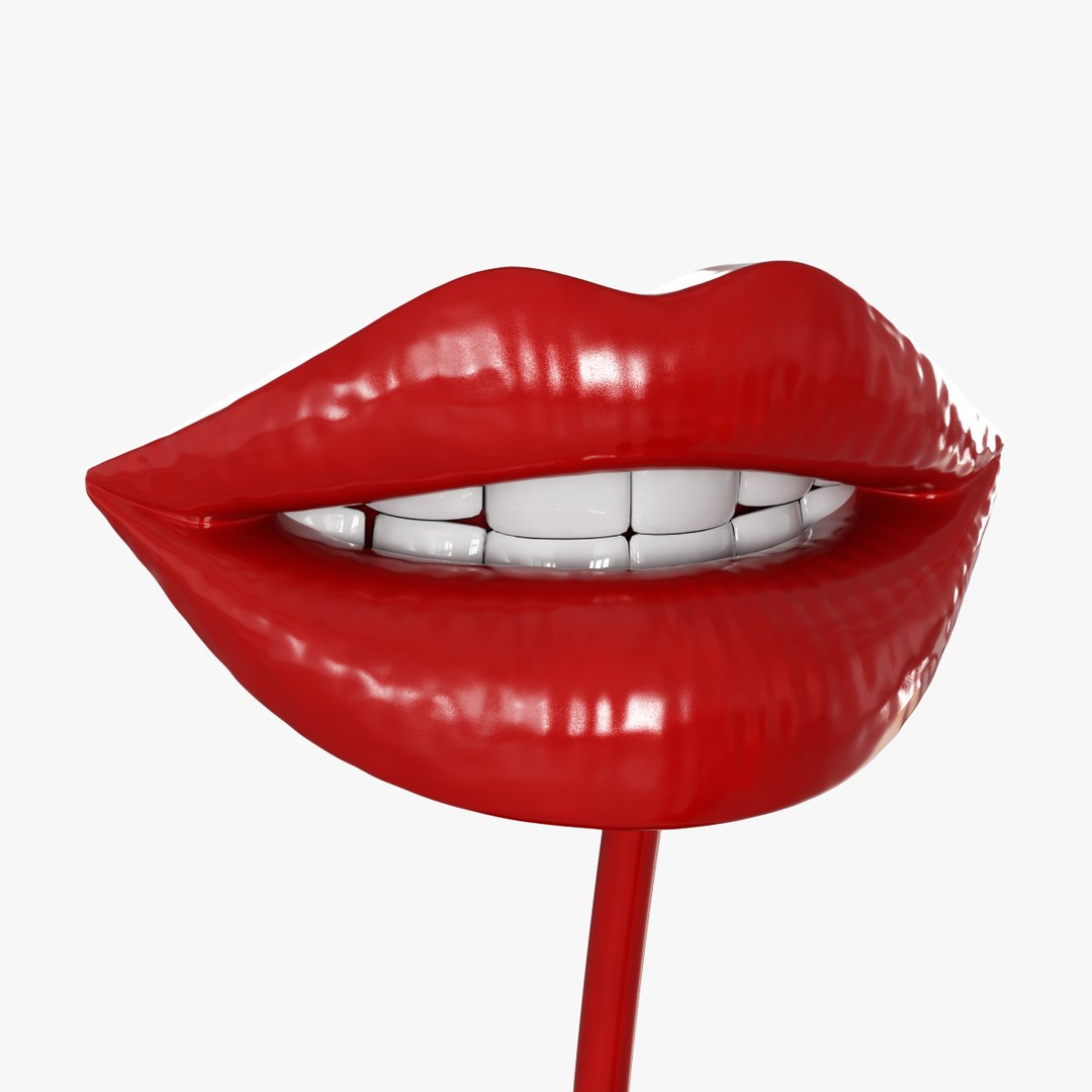 3d Model Figurine Lips